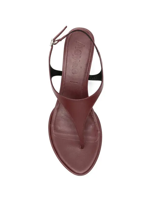 AeydĒ Roose Leather Wedge Sandals - Multicolor