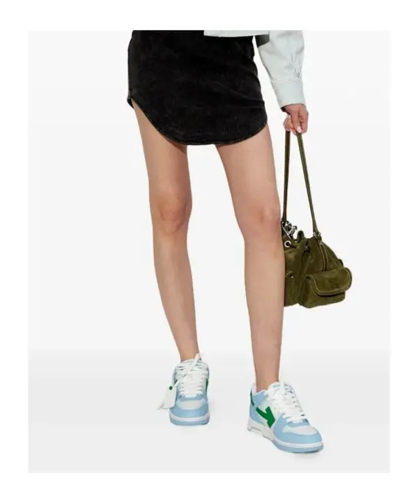 Off-White Out Of Office" Sneakers With Arrow Pattern - Blue