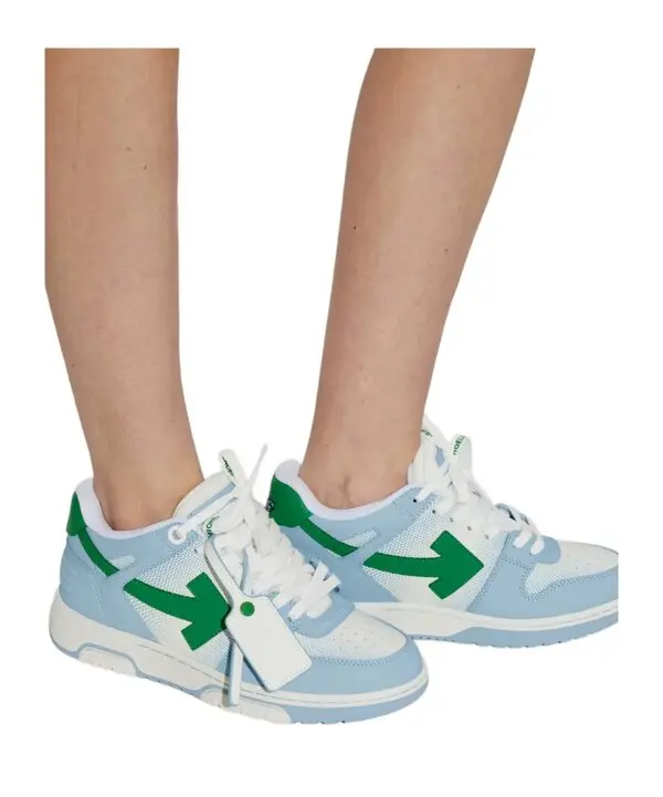 Off-White Out Of Office" Sneakers With Arrow Pattern - Blue