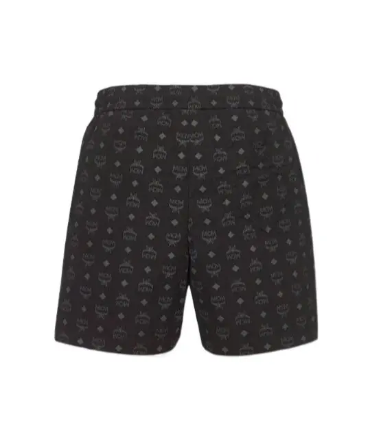 Mcm Monogram Print Shorts