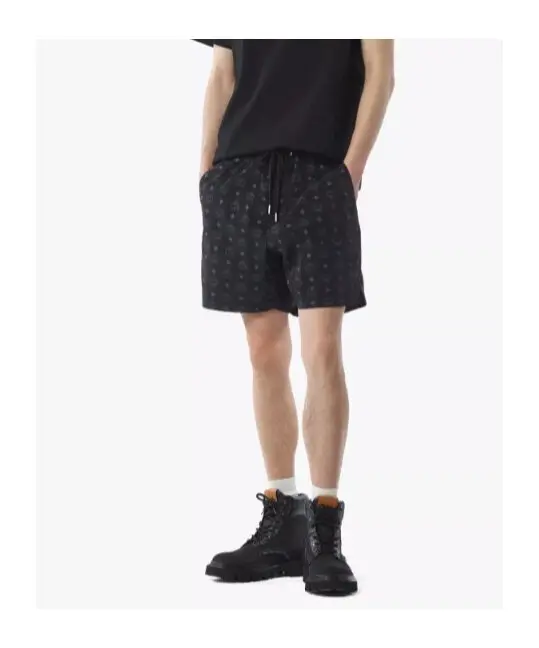 Mcm Monogram Print Shorts