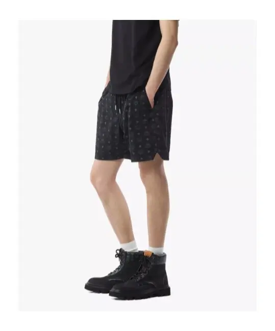 Mcm Monogram Print Shorts