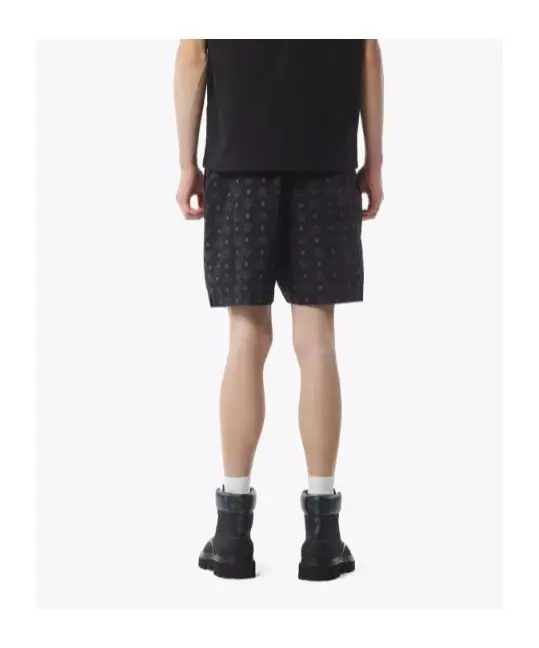 Mcm Monogram Print Shorts