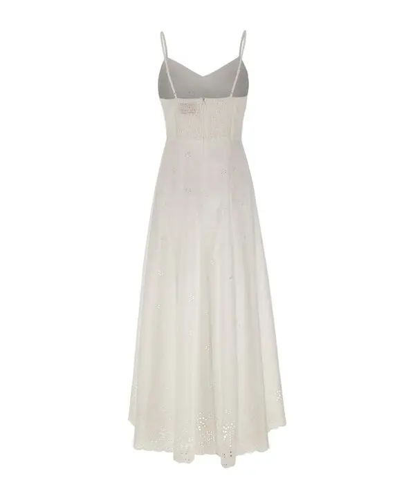 MC2 SAINT BARTH Embroidered A-line Dress