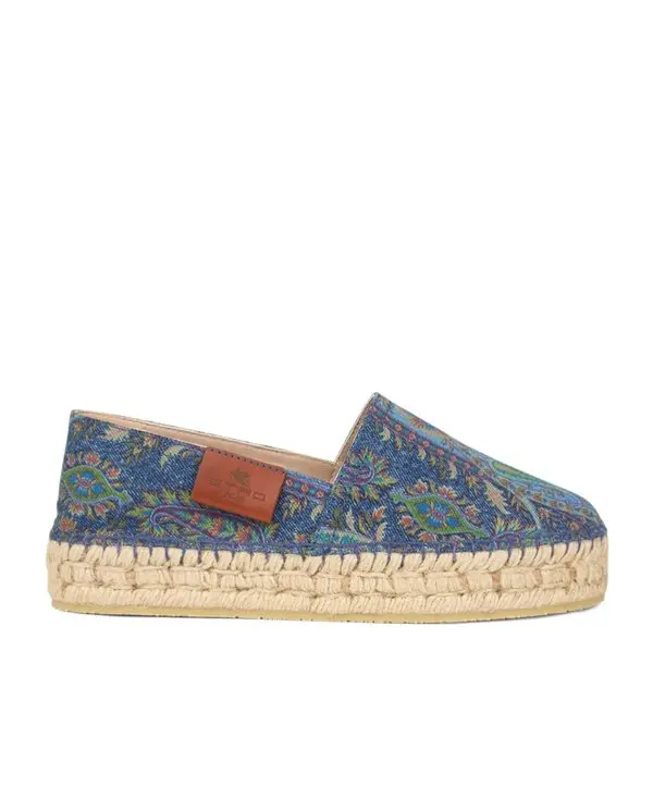 Etro Jacquard Paisley Espadrilles