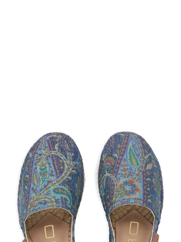 Etro Jacquard Paisley Espadrilles