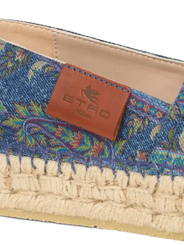 Etro Jacquard Paisley Espadrilles