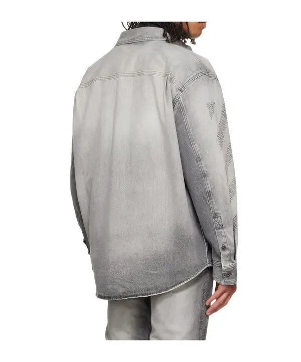 Off-White Long-sleeved Denim Jacket