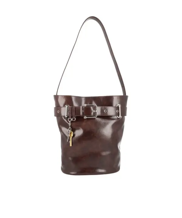OSOI Belted Bucket Bag
