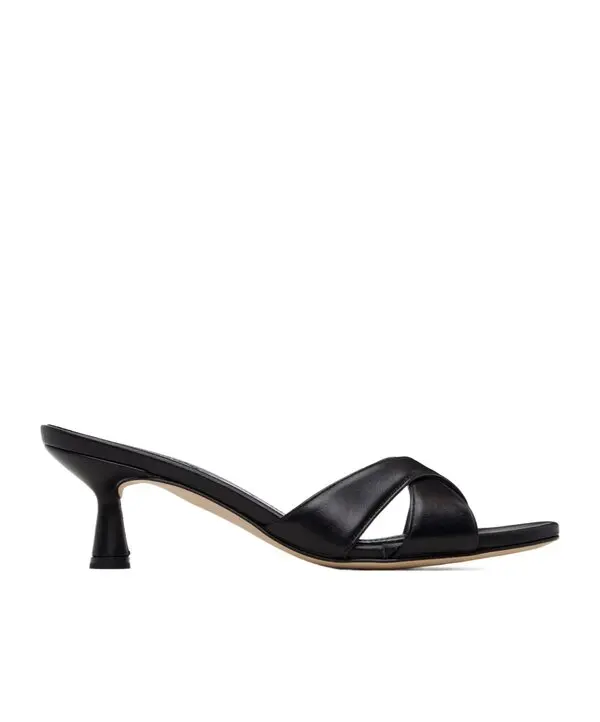 AeydĒ Vero Crossover Heeled Sandals - Black