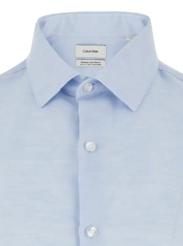 Calvin Klein Slim Fit Linen Shirt