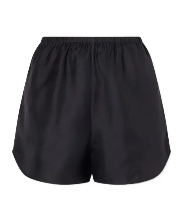 Loulou De Saison Elastic-waist Shorts - Black