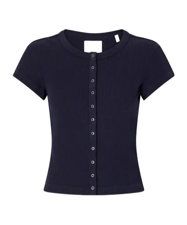 Citizens Of Humanity Ribbed Jersey Cardigan - Navy
