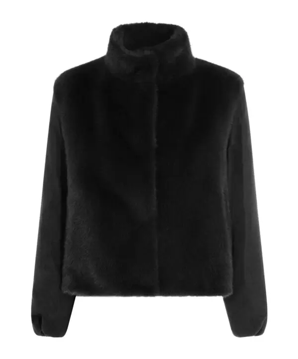 Herno Stand-collar Faux Fur Jacket