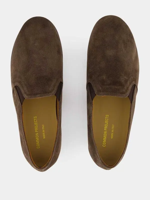 COMMON PROJECTS Suede Slip-on Loafers - No
