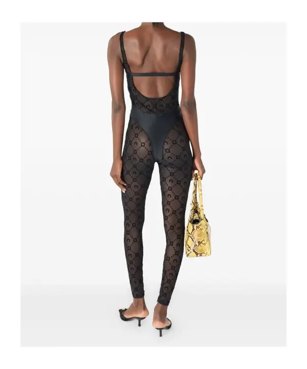 MARINE SERRE Moonogram Mesh Catsuit