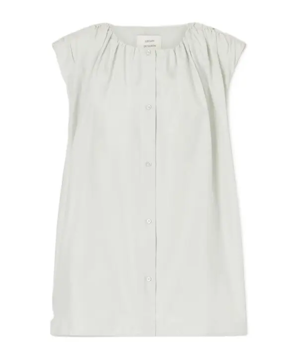 Loulou De Saison Pleated Shirt - Light Green