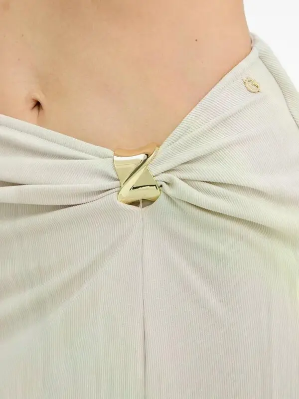 Guess Twist-detail Maxi Pencil Skirt