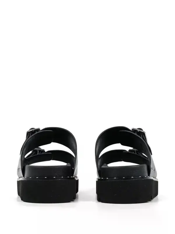 Karl Lagerfeld Double Buckle Platform Slides