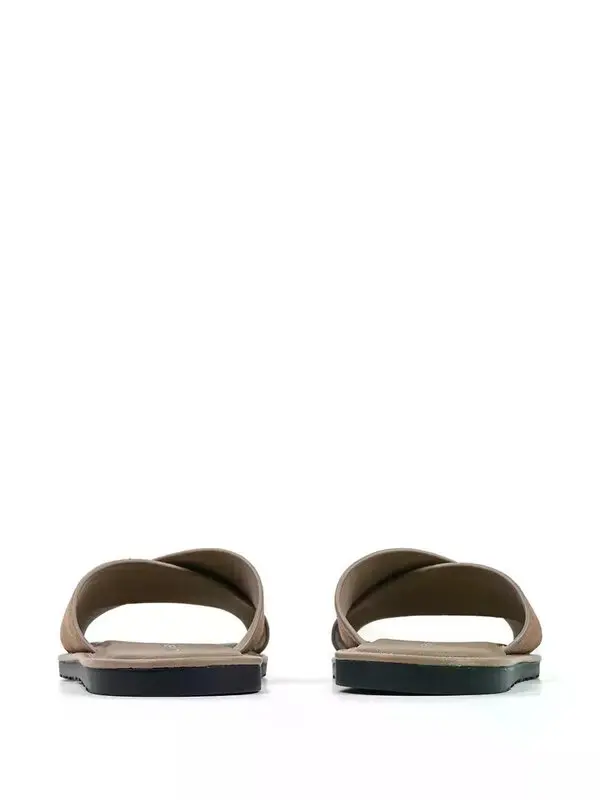 Karl Lagerfeld Criss-cross Suede Slides