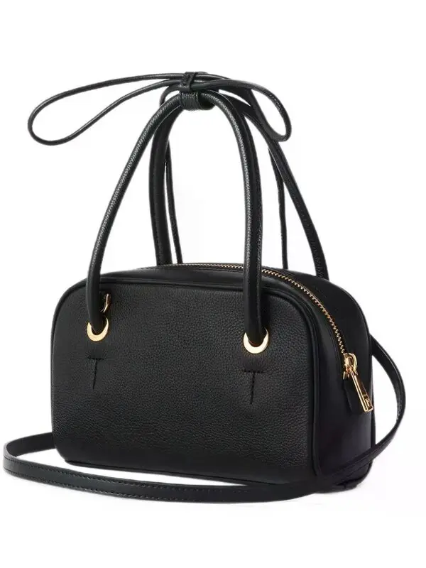 Furla Dome Grain-leather Tote Bag - Black