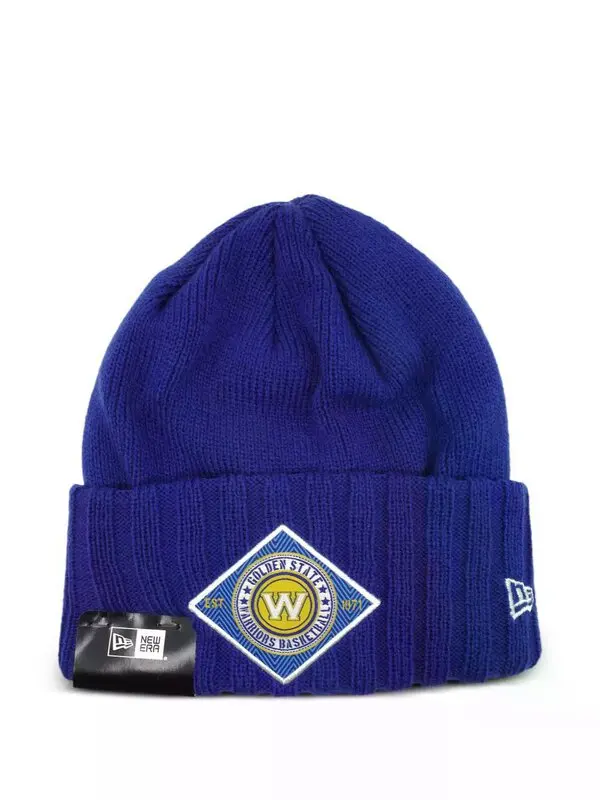 New Era Golden State Warriors Frigid-cuff Beanie - Blue