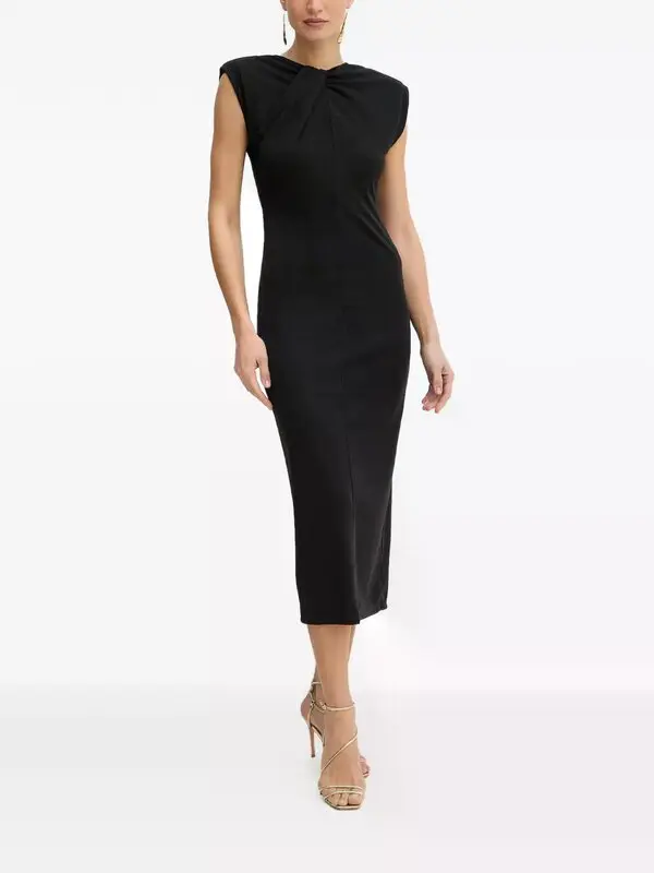 FRACOMINA Sleeveless Midi Dress - Black