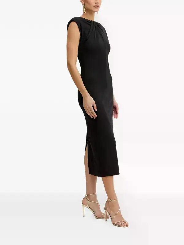 FRACOMINA Sleeveless Midi Dress - Black