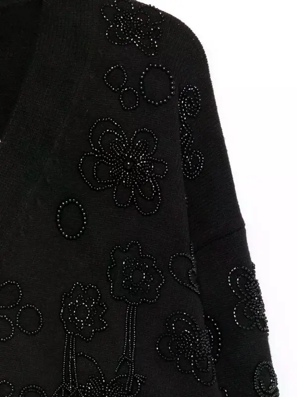 Cynthia Rowley Paloma Bead-embellished Floral Cardigan