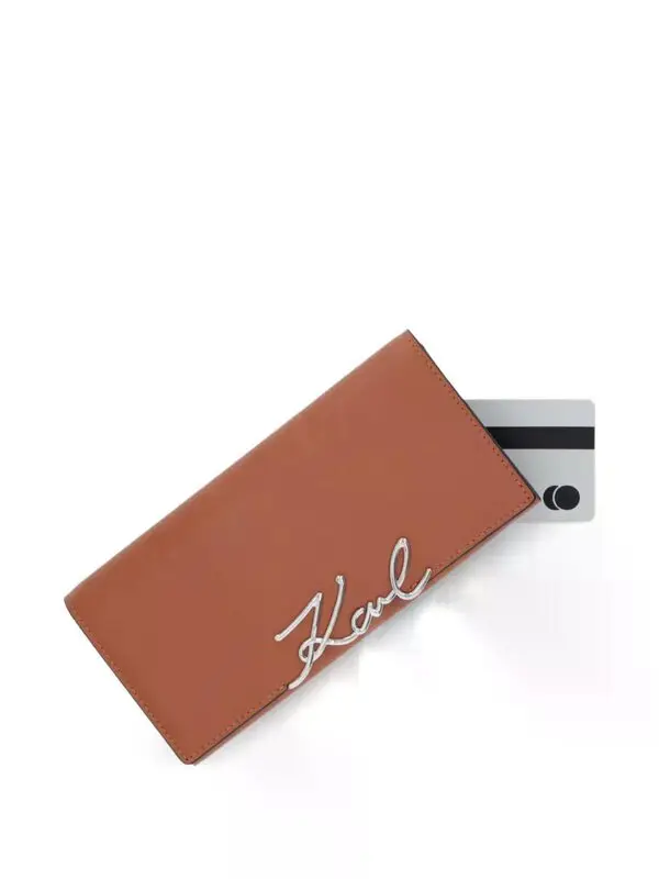 Karl Lagerfeld K/signature Continental Logo-plaque Wallet