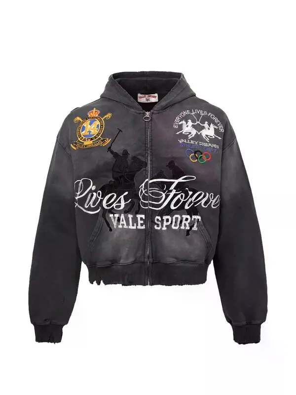 VALE FOREVER Rockefeller Zip-up Hoodie