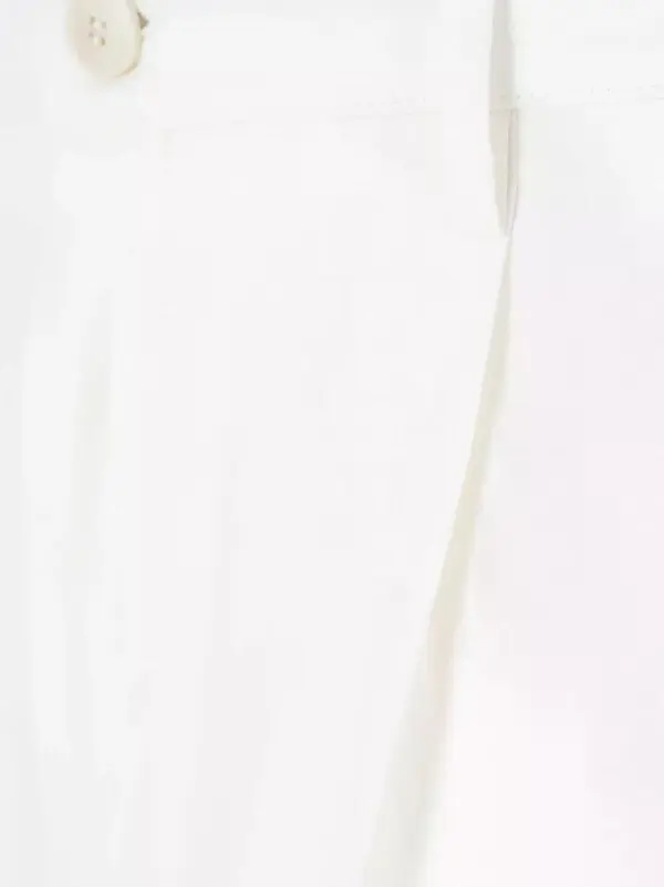 Canali Pleated Trousers With Pressed Crease