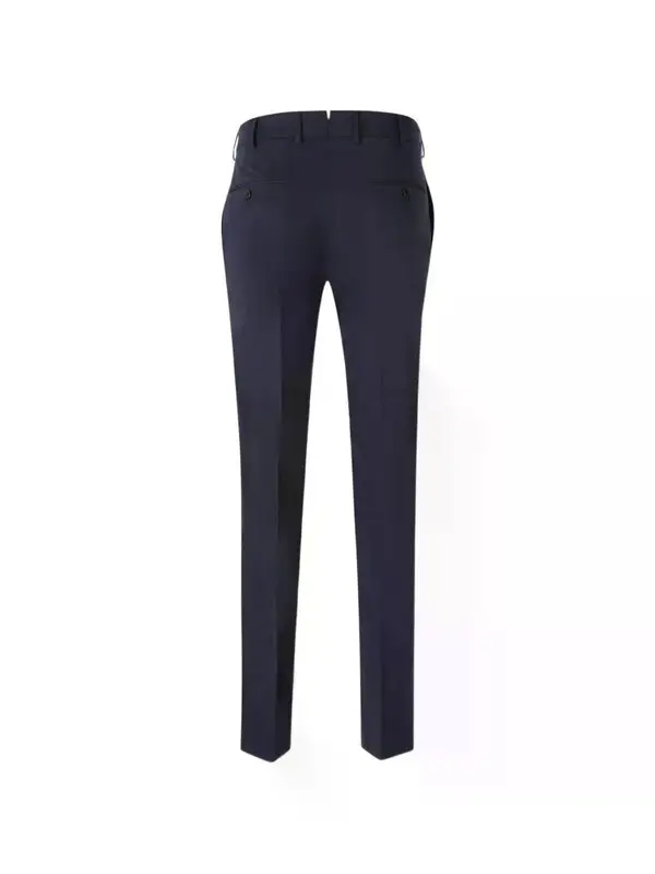 Incotex Pressed Crease Slim-fit Trousers - Blue