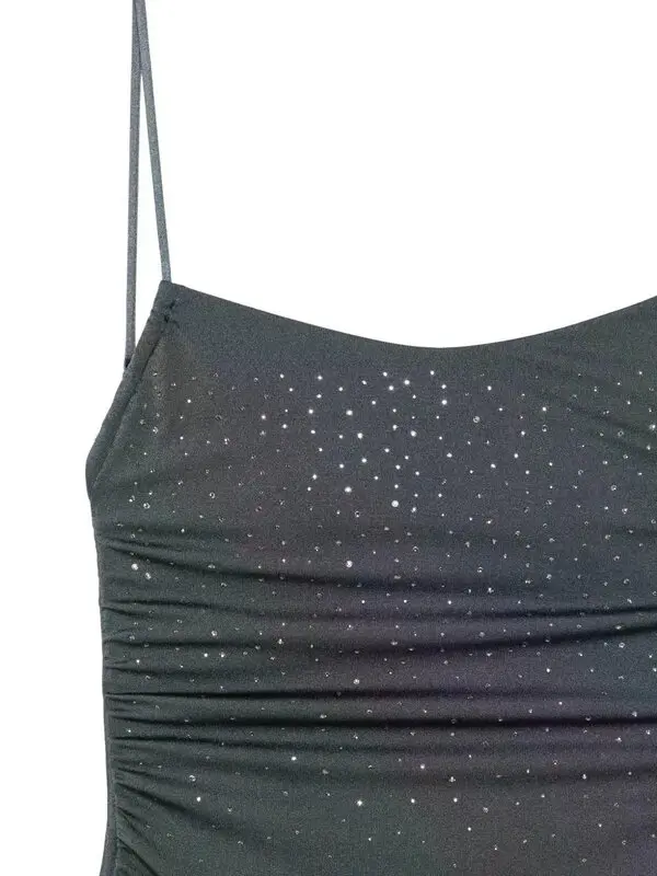 MC2 SAINT BARTH Eliya Embellished Ruched Swimsuit
