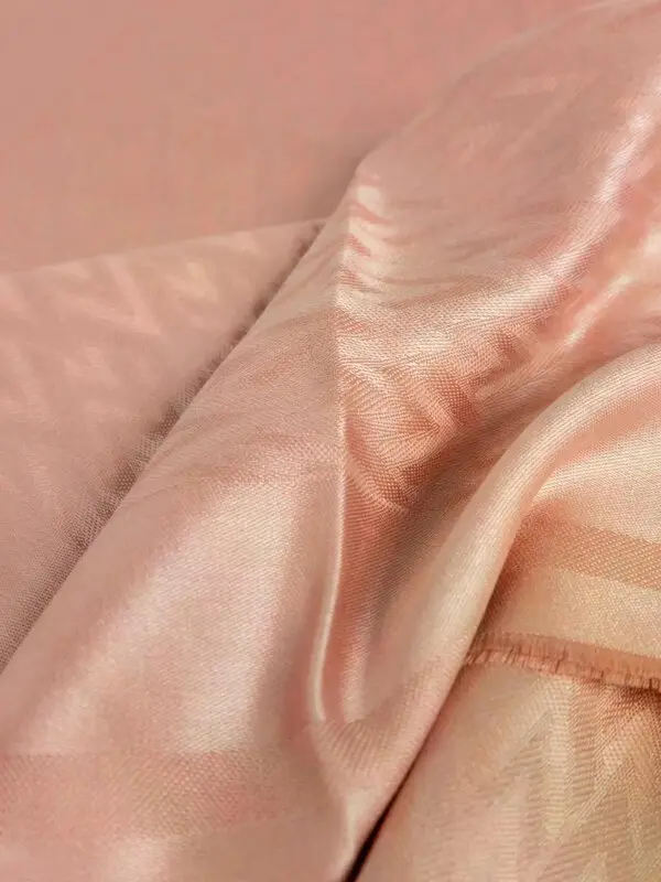 Valentino Garavani Vlogo Jacquard-fringed Scarf