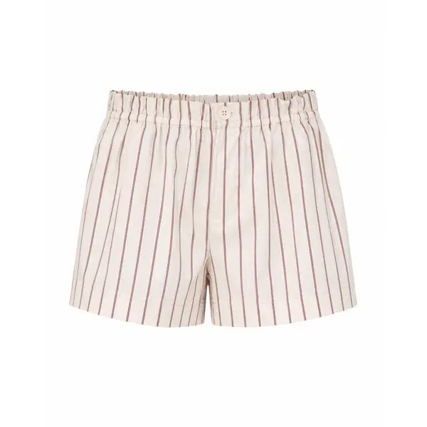 Carmen Says Azura Striped Cotton Shorts