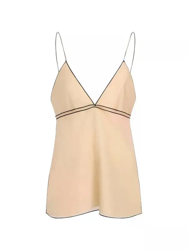 Khaite Timy Silk Organza Camisole