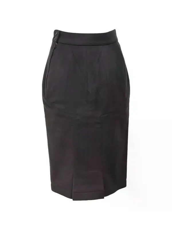 Alaïa Decorative Stitching Pencil Skirt
