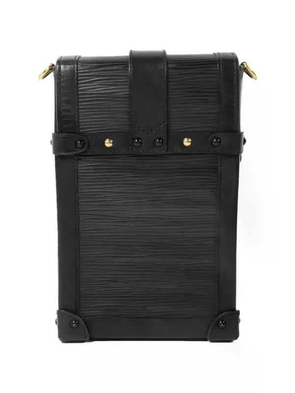 LOUIS VUITTON Pochette Trunk Leather Shoulder Bag