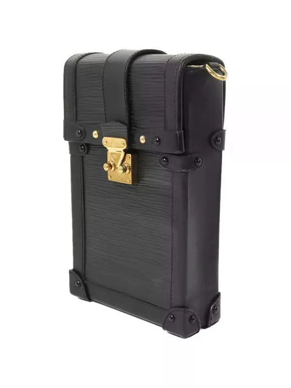 LOUIS VUITTON Pochette Trunk Leather Shoulder Bag