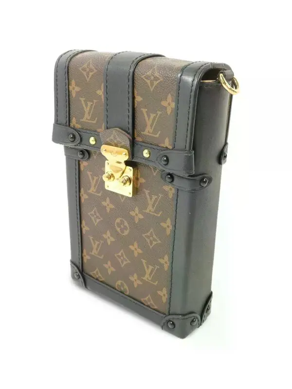 LOUIS VUITTON Vertical Trunk Monogram Shoulder Bag