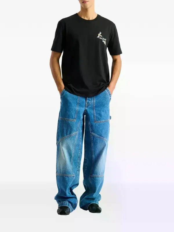 Balmain Wash Denim Carpenter Jeans