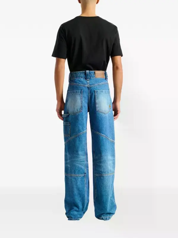 Balmain Wash Denim Carpenter Jeans