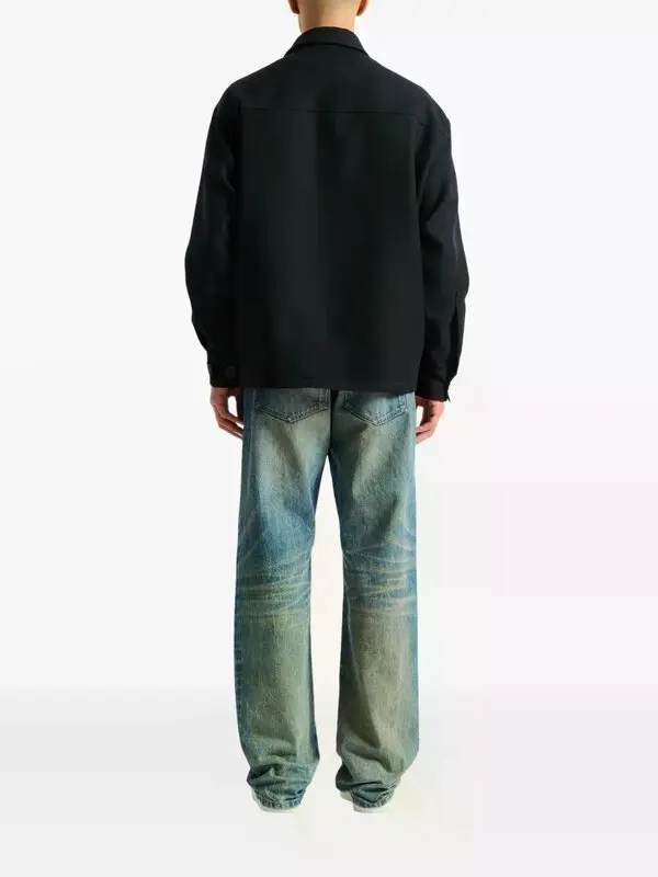Balmain Wool Twill Overshirt