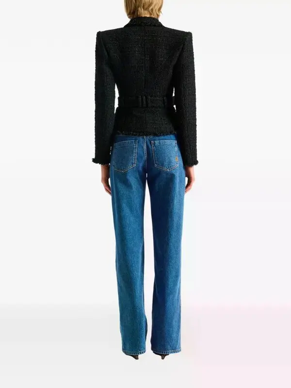 Balmain Belted Tweed Jacket