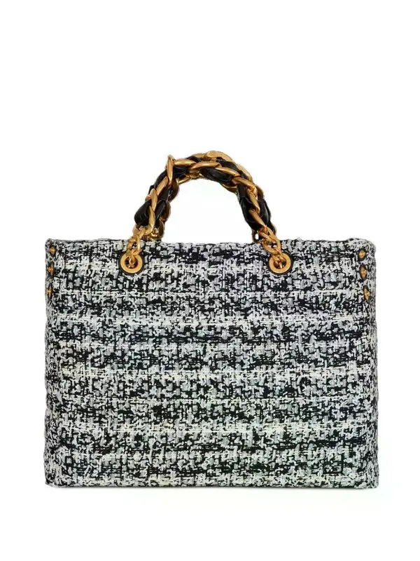 Balmain 1945 Soft Tweed Tote Bag