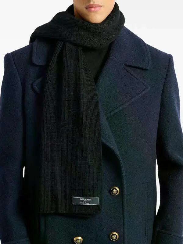Balmain Paris Wool Scarf