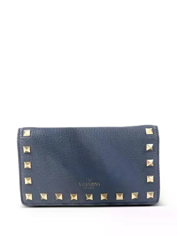 Valentino Garavani Rockstud Leather Wallet