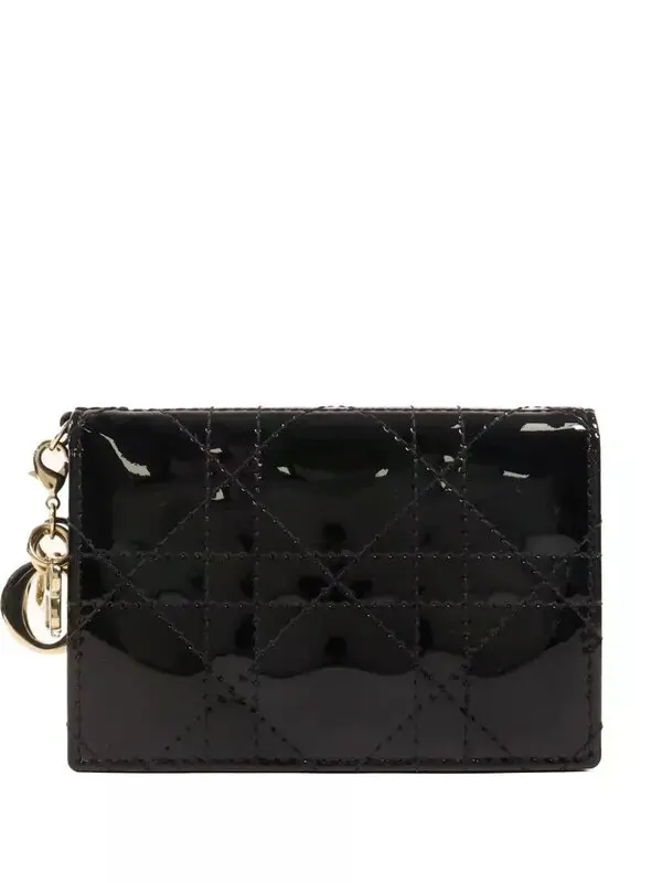 Dior Gardenia Patent Leather Wallet