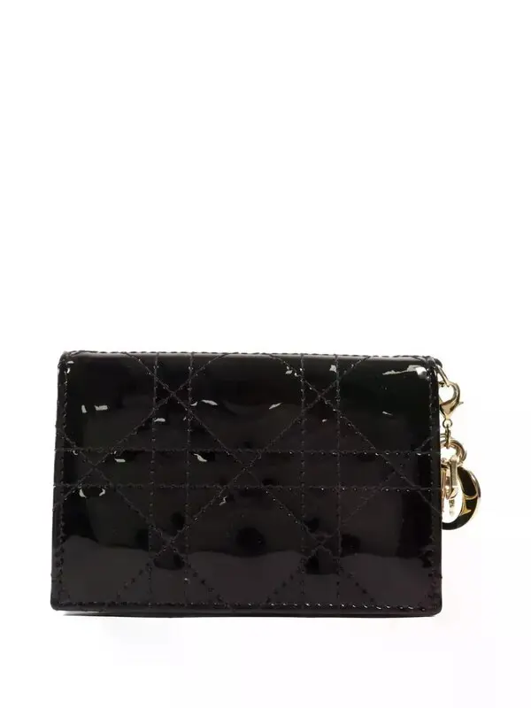 Dior Gardenia Patent Leather Wallet